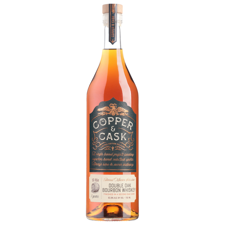 Barrel Master Selection DC-604 (Single Barrel), Double Oak Bourbon – Copper and Cask